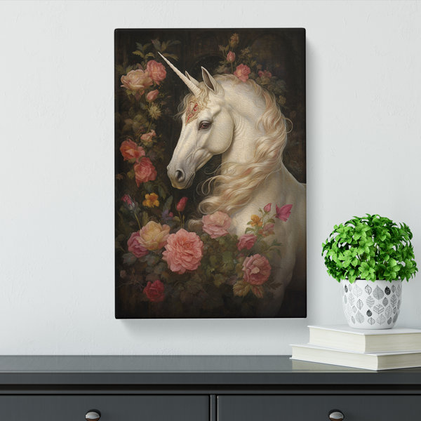 Isabelle & Max Unicorn Victorian - Art Prints | Wayfair.co.uk